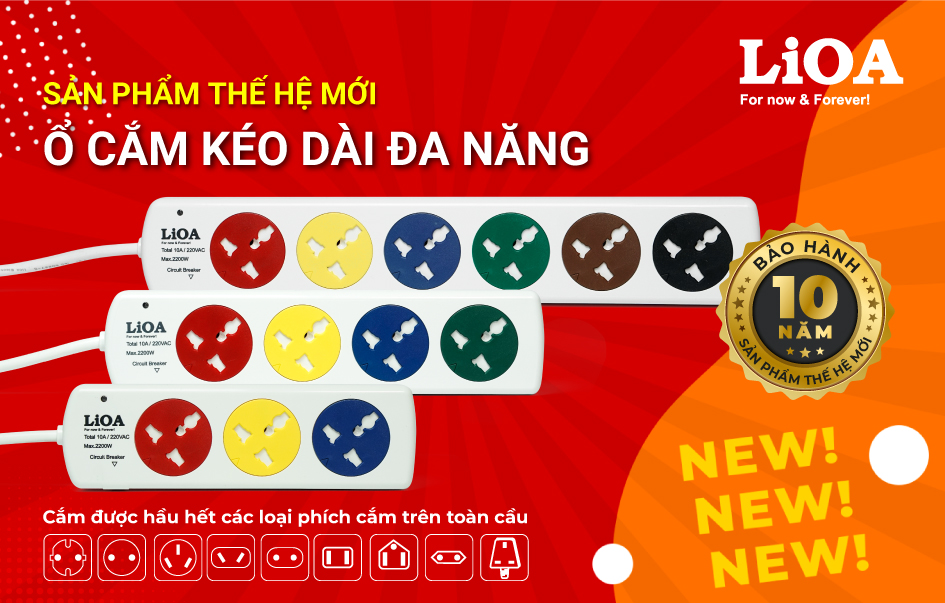 LIOASAIGON - ỔN ÁP LIOA - BIẾN ÁP LIOA - Ổ CẮM LIOA - THIẾT BỊ ĐIỆN LIOA